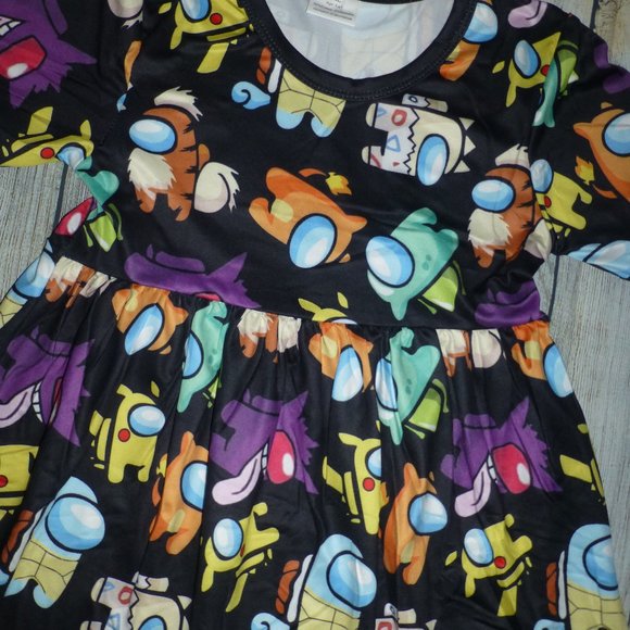 Dresses | Boutique Among Us Girls Short Sleeve Dress | Poshmark